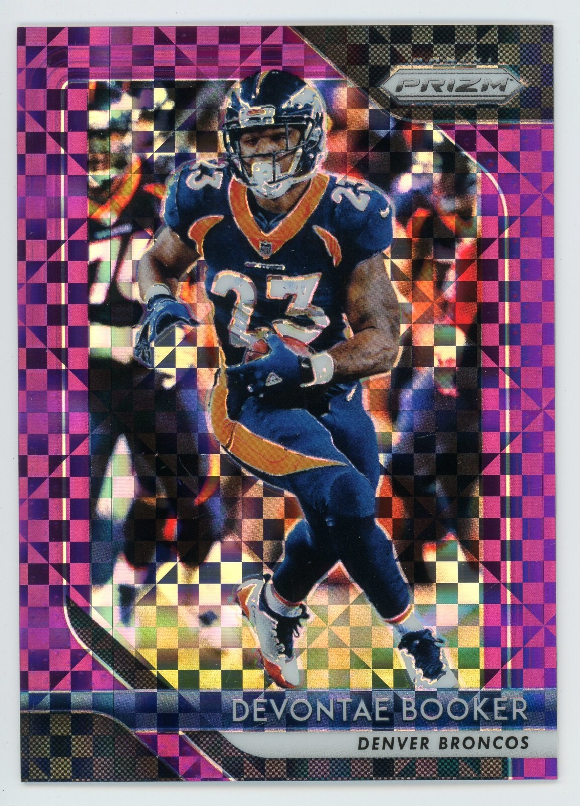 2018 Panini Prizm Devontae Booker Purple Power Prizm #142 #7/49 Broncos | eBay
