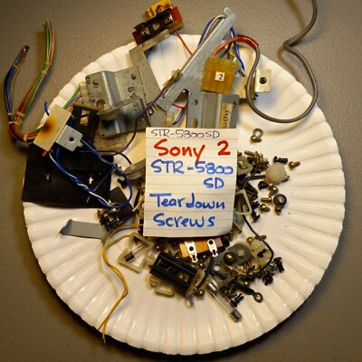 📈TEARDOWN SCREWS 💥 SONY STR-5800SD 2 💥 STEREO RECEIVER | eBay