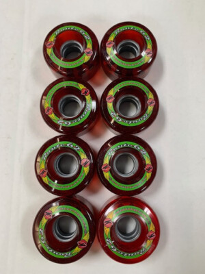 Kryptonics Route 62 skateboard roller skate outdoor wheels Red 8 pack ...