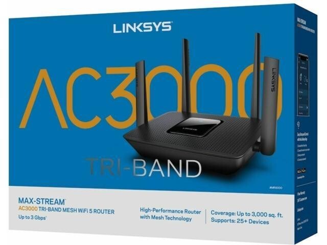 Linksys MR9000 Max-Stream Tri-Band AC3000Wi-Fi 5 Router 745883797226| eBay