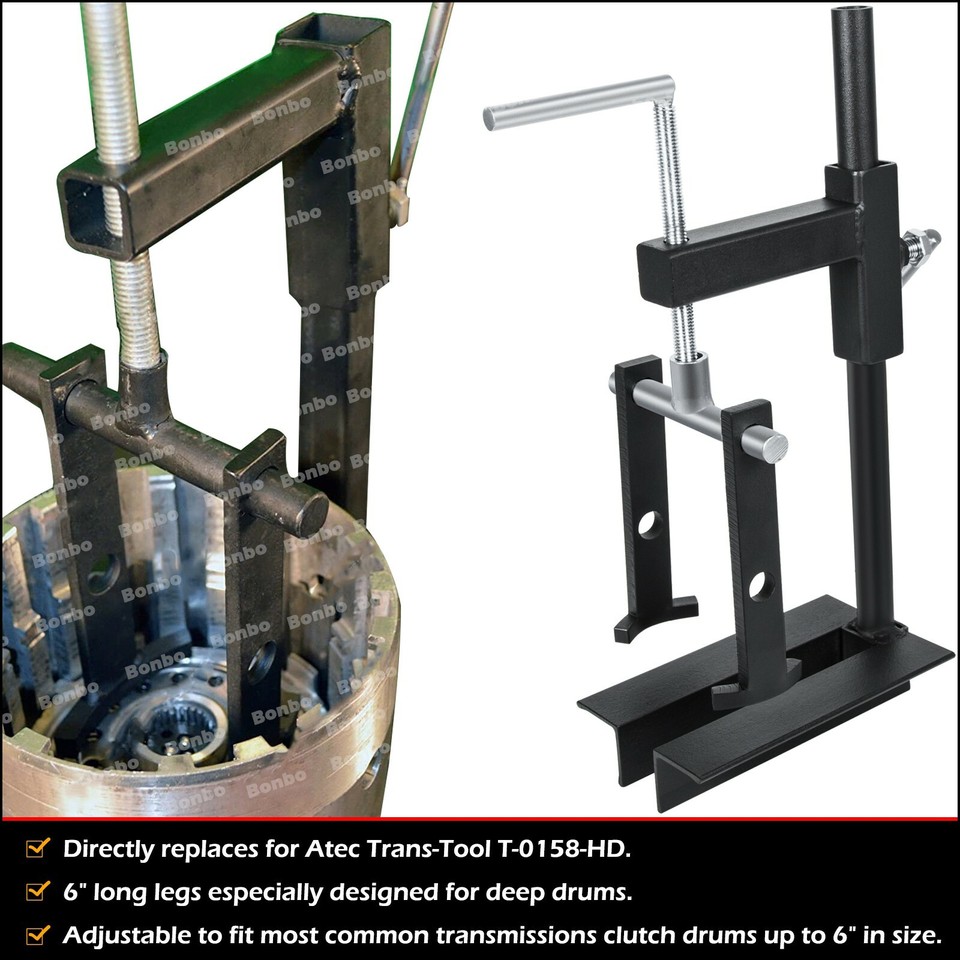 T-0158-HD Universal Clutch Drum Spring Compressor Transmission Tool for ...