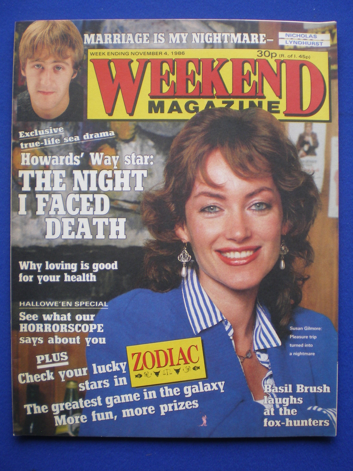 Weekend Magazine - Susan Gilmore, Nicholas Lyndhurst, Lulu 4th Nov ...