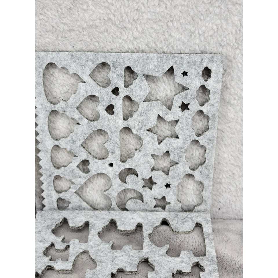 Craft Stencil Set Letters Numbers Shapes Animals Flowers Christmas | eBay