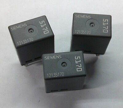 3 PCS USA SELLER GM OEM RELAY 12135170 5170 FREE SHIPPING 1 YEAR ...