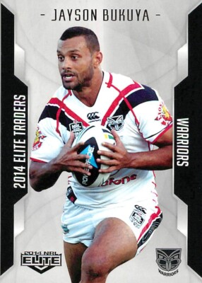 2014 NEW ZEALAND WARRIORS NRL Card JAYSON BUKUYA Elite | eBay Australia