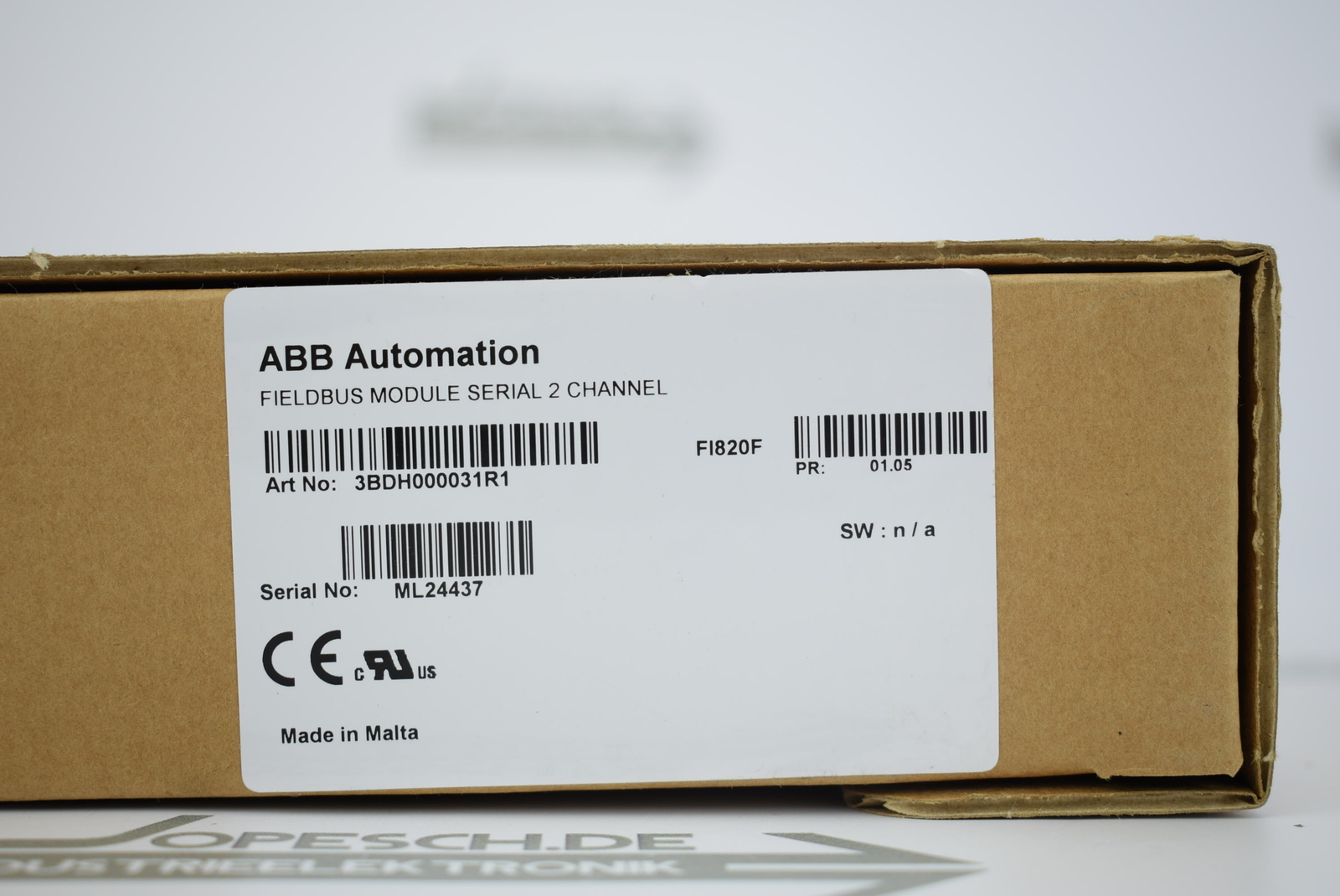 ABB AC 800F FI 820F Fieldbus Module Serial (dual channel) 3BDH00031R1 ...