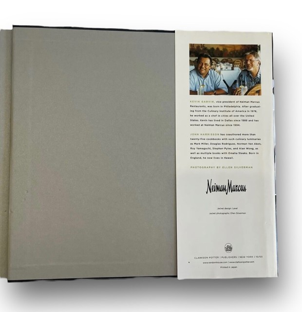 Neiman Marcus Cookbook by John Harrisson and Kevin Garvin (2003 ...