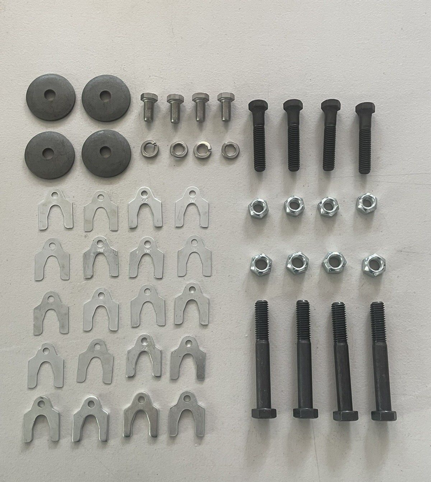 OE Bolts Control arm Bolt Kit Upper & Lower + Shaft Bolts & Shims 48 ...