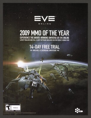 EVE Online PC Game MMO 2008 Promo Ad Wall Art Print Wall Poster ...