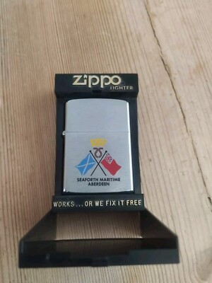 Rare 1988 Zippo Lighter MIB Bradford PA Seaforth Maritime/Viscount ...