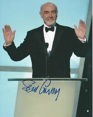 SEAN CONNERY Signed Autograph 8x10 Photo Oscars JSA LOA | eBay