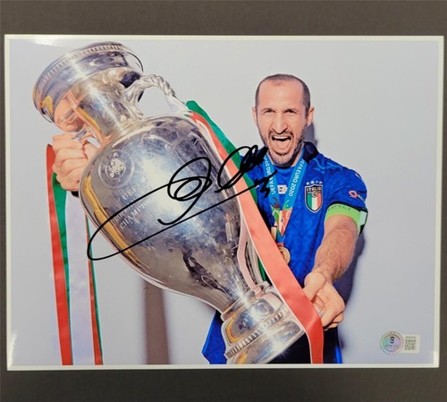 Giorgio Chiellini signed Italy 8.5x11 photo LAFC Juventus autograph ...