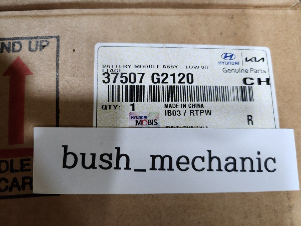 GENUINE OEM Hyundai Kia Battery Module Assy Low Voltage 37507G2120 ...