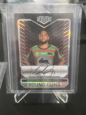 2021 NRL Elite Young Gun signature Kealon Koloamatangi | eBay Australia