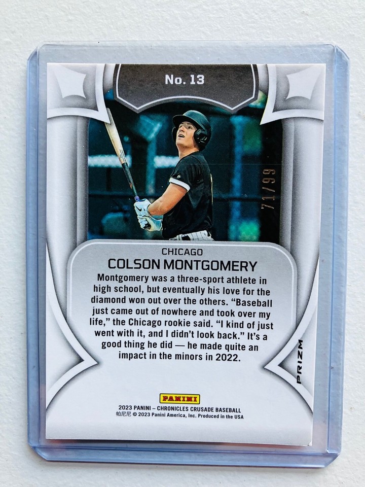 2023 PANINI CHRONICLES CRUSADE BASEBALL BLUE SP CRUSADE COLSON ...