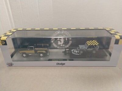 2024 M2 Machines '78 Dodge D100 Warlock & '44 Jeep MB OEHME NEW | eBay
