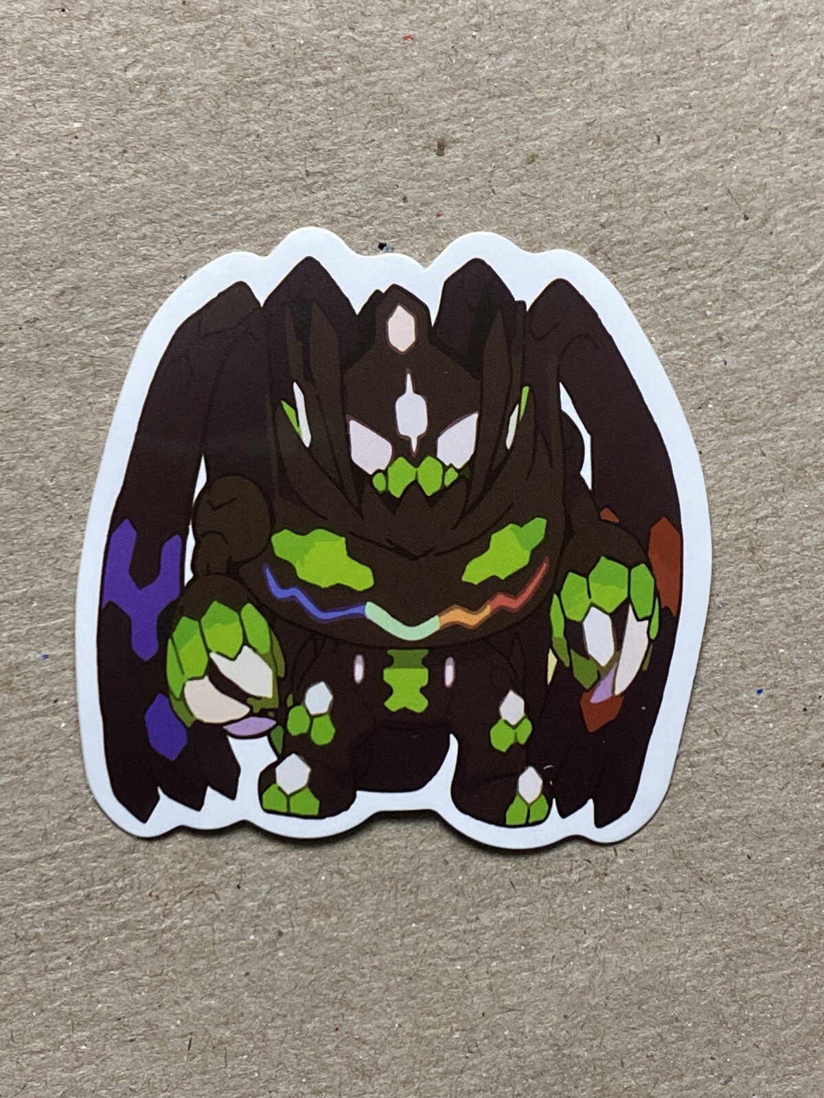 Pokemon Stickers Zygarde Complete Forme 100% | eBay