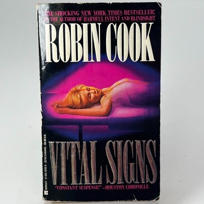 Dr. Marissa Blumenthal Book 2: Vital Signs by Robin Cook 1991 HARDCOVER ...