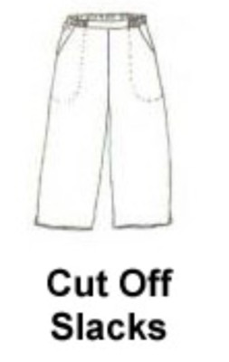 FLAX Petite Cut Off Slacks linen pant shortr flood burnt orange Poppy ...