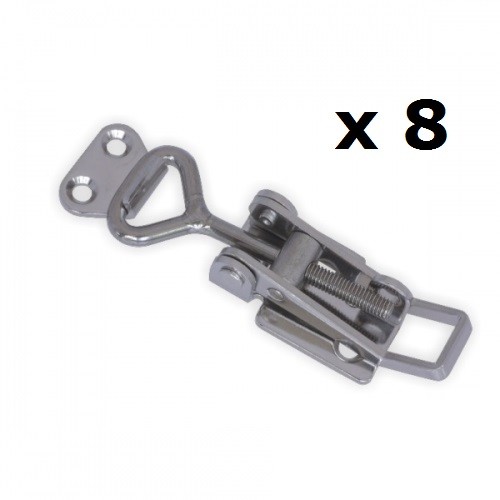 8 X Toggle Latch Stainless Steel Lockable Over Centre For Toolbox ...