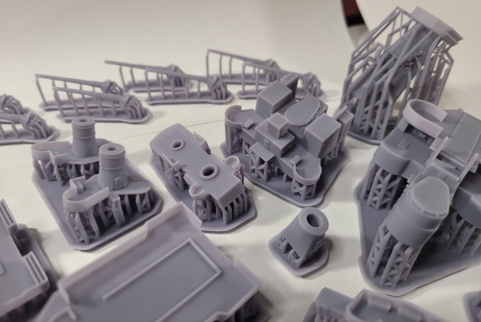 1/350 USS Washington BB56 1942 Conversion Set for Trumpeter North ...