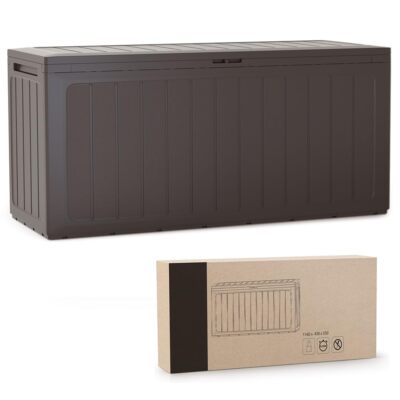 Garden Storage Box,280 L Boxes Waterproof Outside Lockable Cushion ...