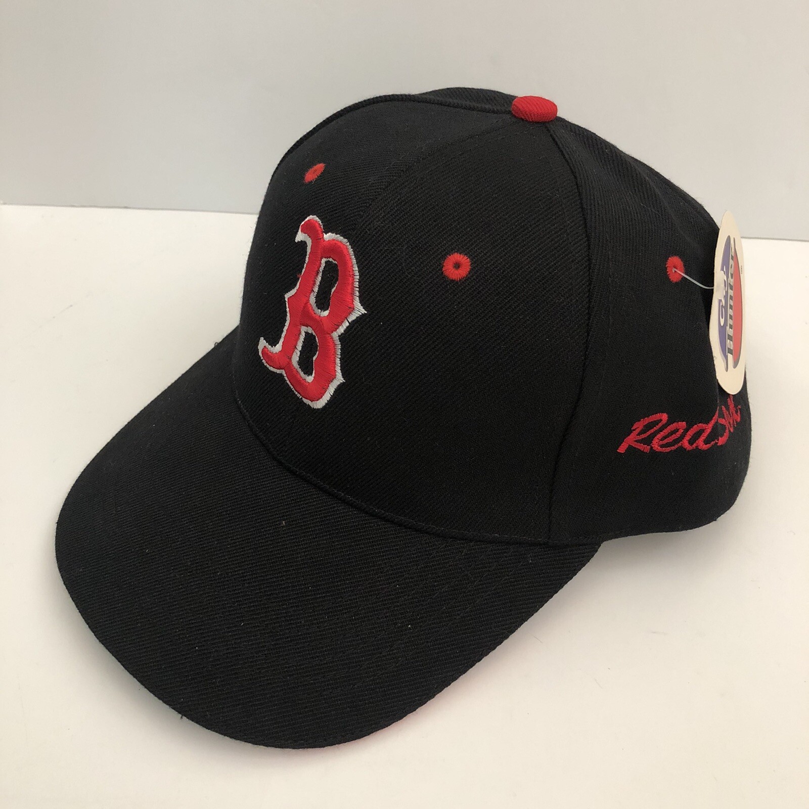 BOSTON RED SOX Baseball Hat Cap City Hunter Black Red (One Size Fits ...