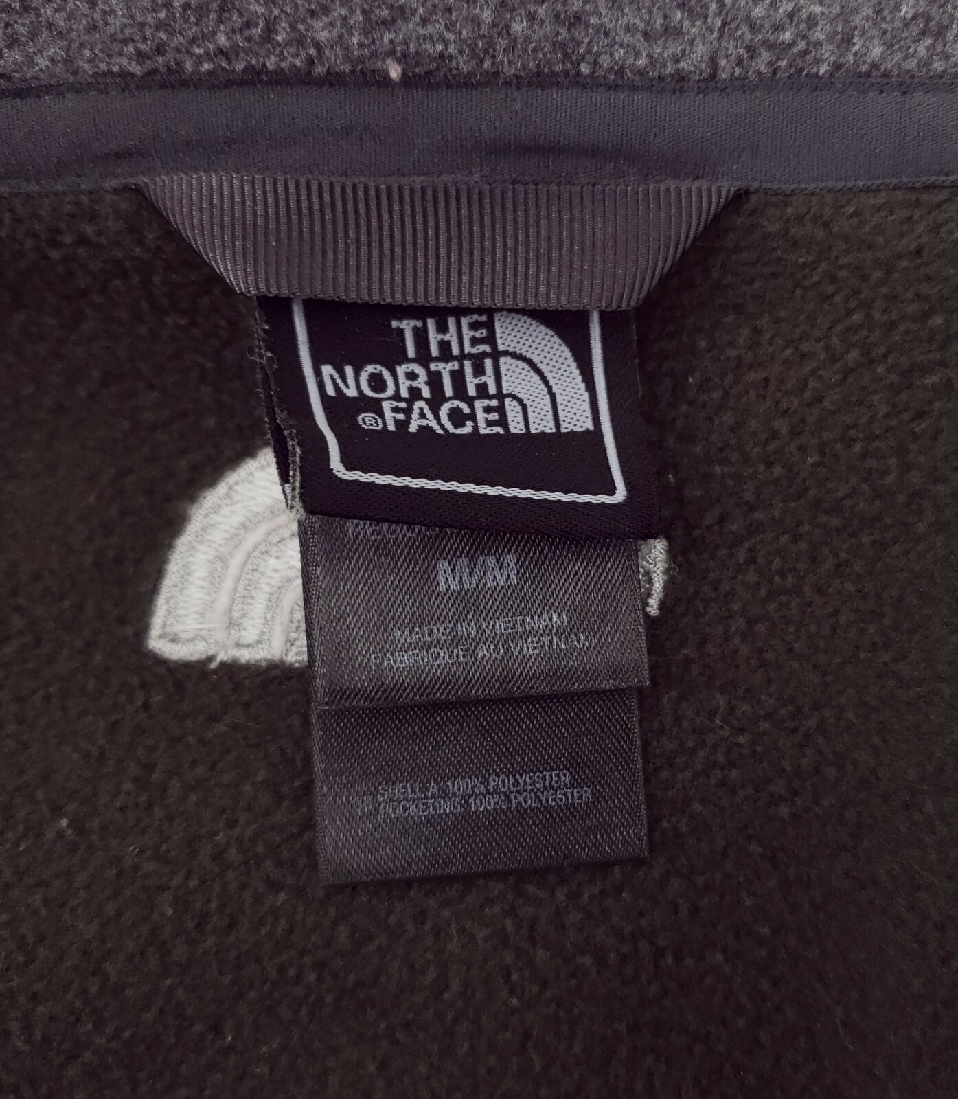 EUC! The North Face Black Fleece Jacket Kids T206 T606 F09 Olive & Grey ...