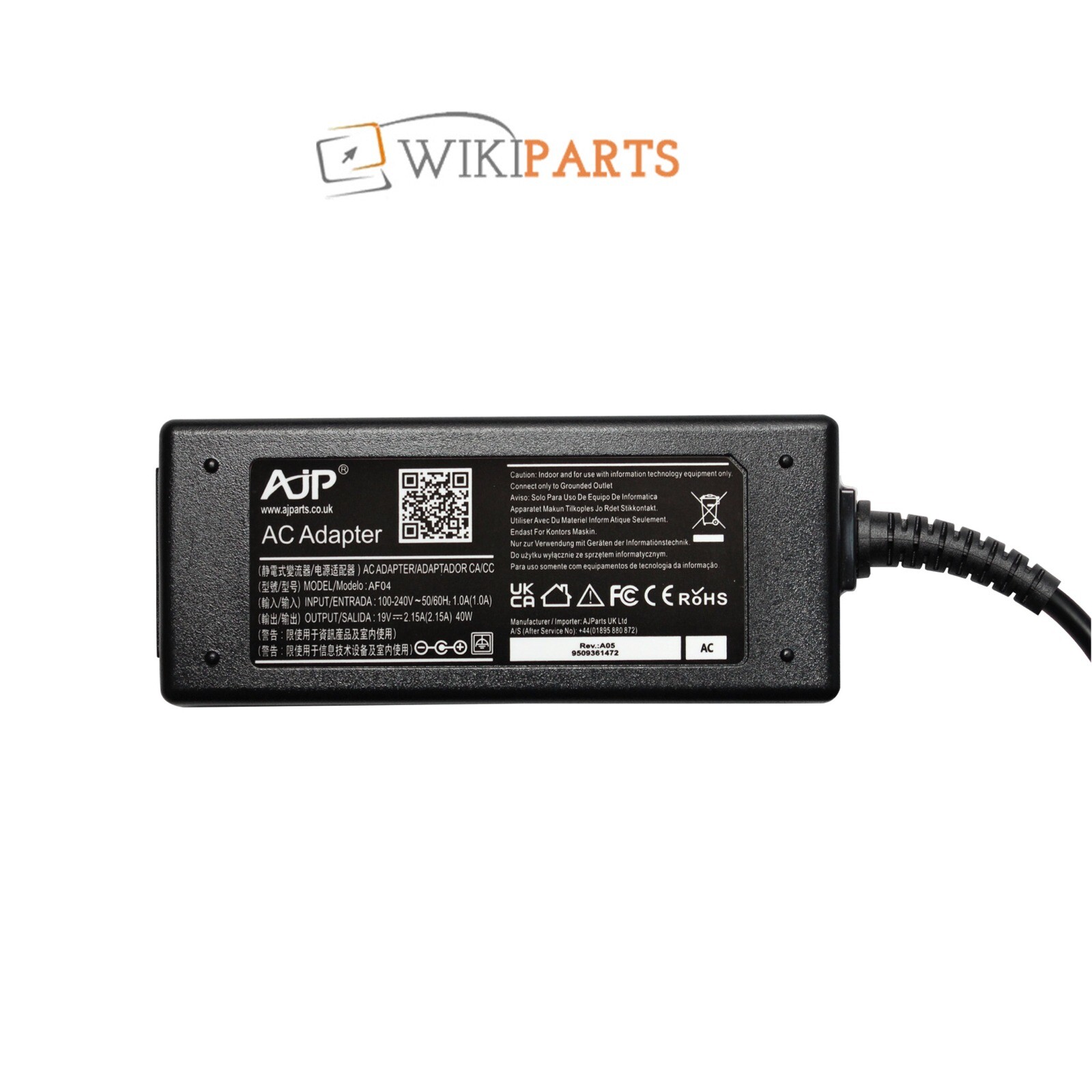 New AJP for ACER EXTENSA 8032 Laptop 40W (19V 2.1a) AC Power Charger ...