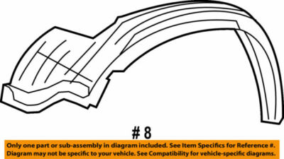 53807-0C020 Toyota Seal sub-assy, fender apron mudguard, rh 538070C020 ...