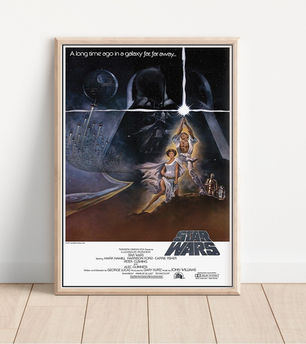 Star Wars A New Hope Poster Vintage Movie Wall Art Home Decor | eBay