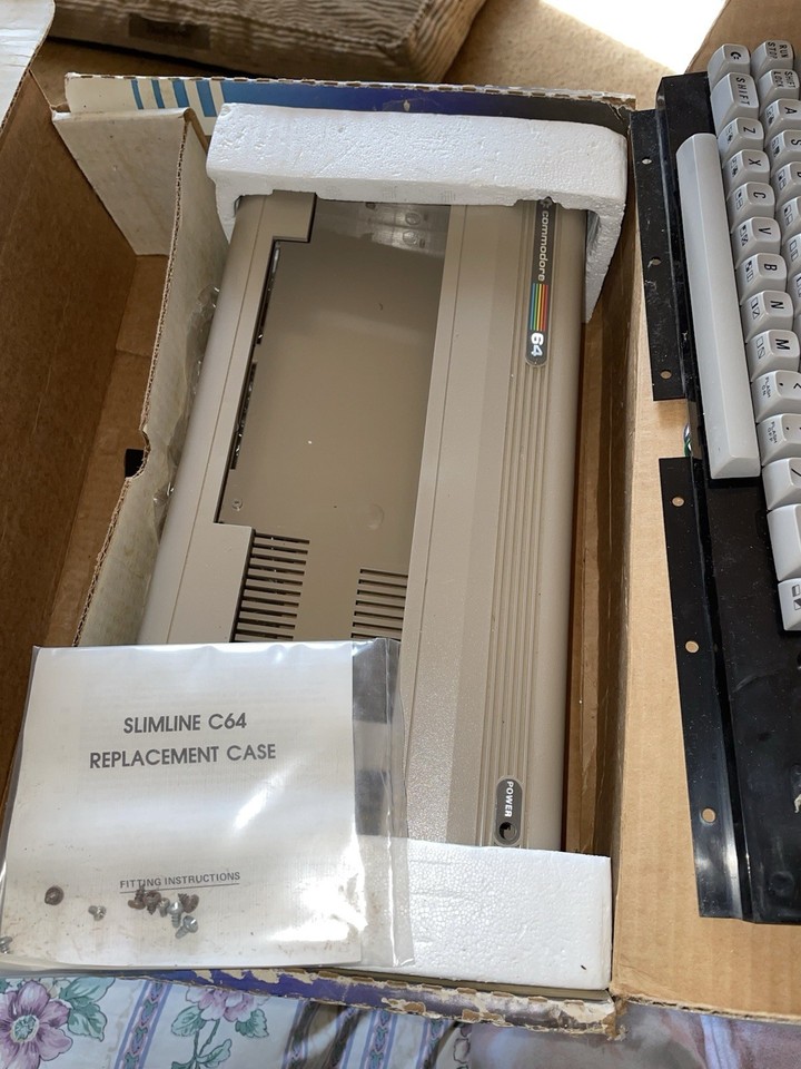 Vintage Commodore 64 Computer Keyboard Bonus Parts Not assembled ...