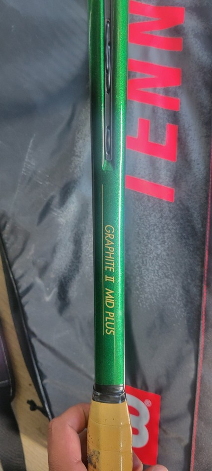 Prince Graphite II Oversize Tennis Racquet Leather grip | eBay