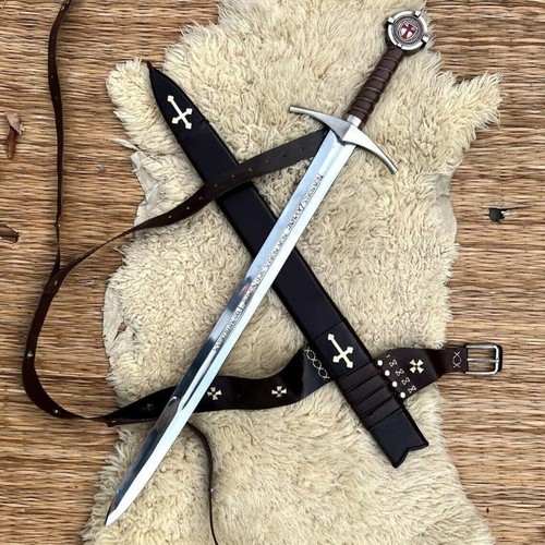 Accolade Sword Of Knights Templar Replica Medieval Crusader Templar ...