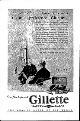 1926 Gillette Safety Razor Company Vintage Print Ad Ephemera Housewares ...