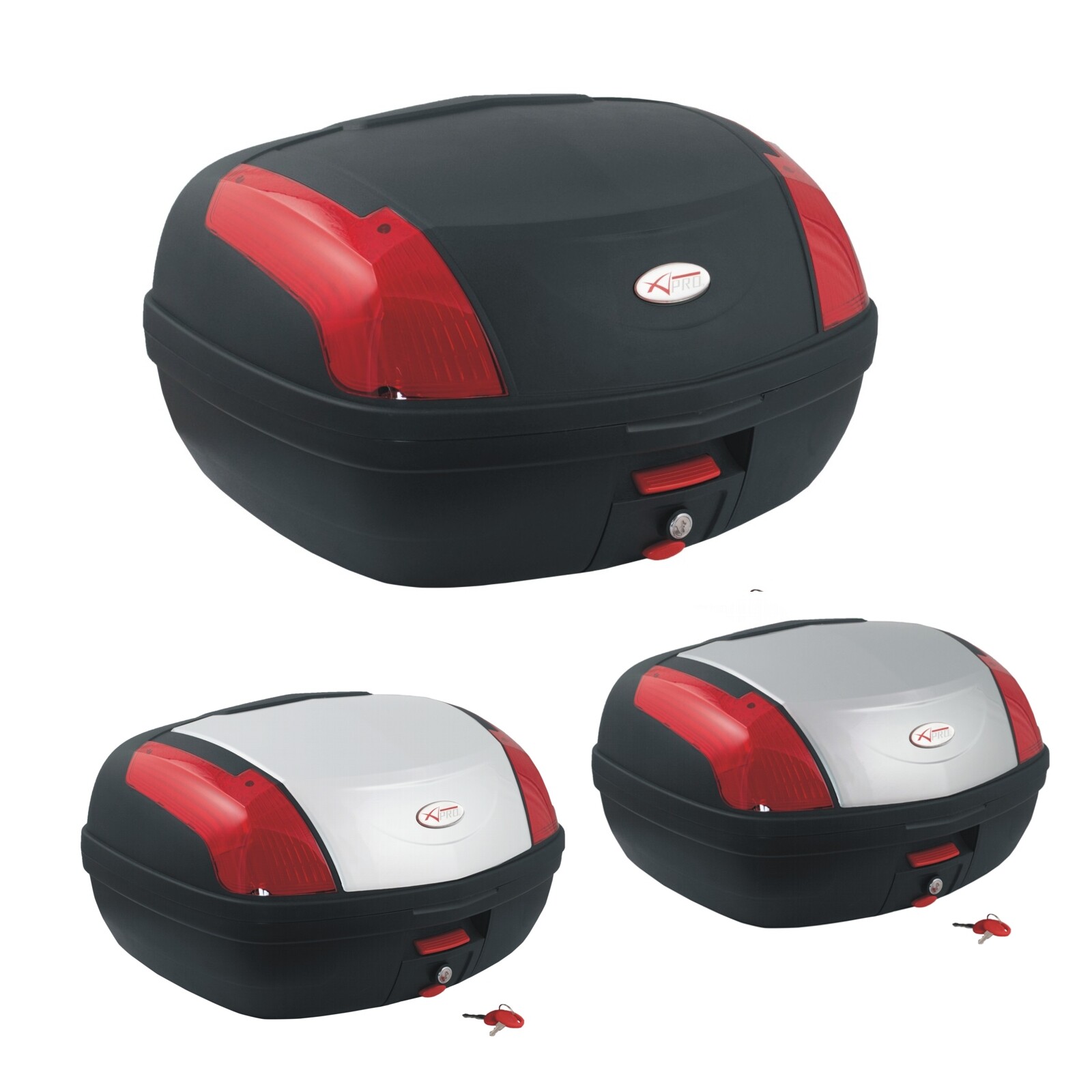 Baul Moto Scooter Top Case Baul 46 Litros Piaggio Gilera Universal Box ...