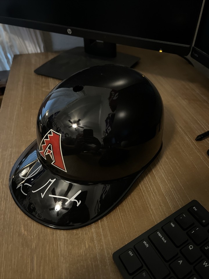 Luis Gonzalez Signed AZ Diamondbacks Full-Size Plastic Batting Helmet ...