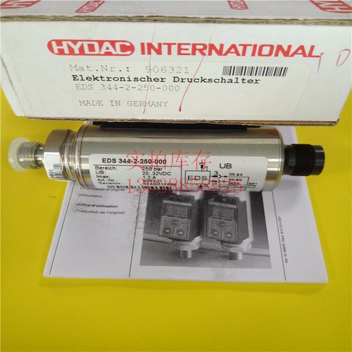 1pcs NEW HYDAC pressure switch EDS 344-2-250-000 906321 | eBay