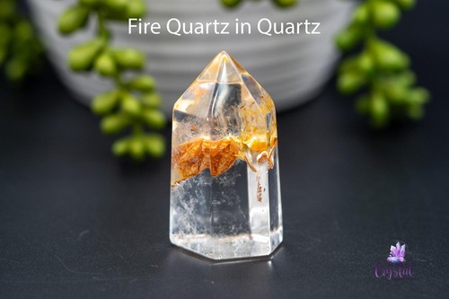 Quartz Tower w/Fire Quartz 2"/54mm - Polished | eBay