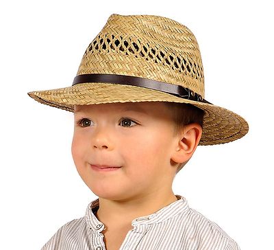 Strohhut für Kinder Hut Sommerhut Strandhut Kinderhut von Faustmann in ...