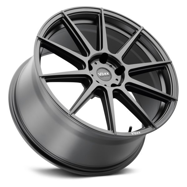 New 19x8.5 inch 5-112 mm Lucca Matte Black Custom Wheel Rim Multispoke ...
