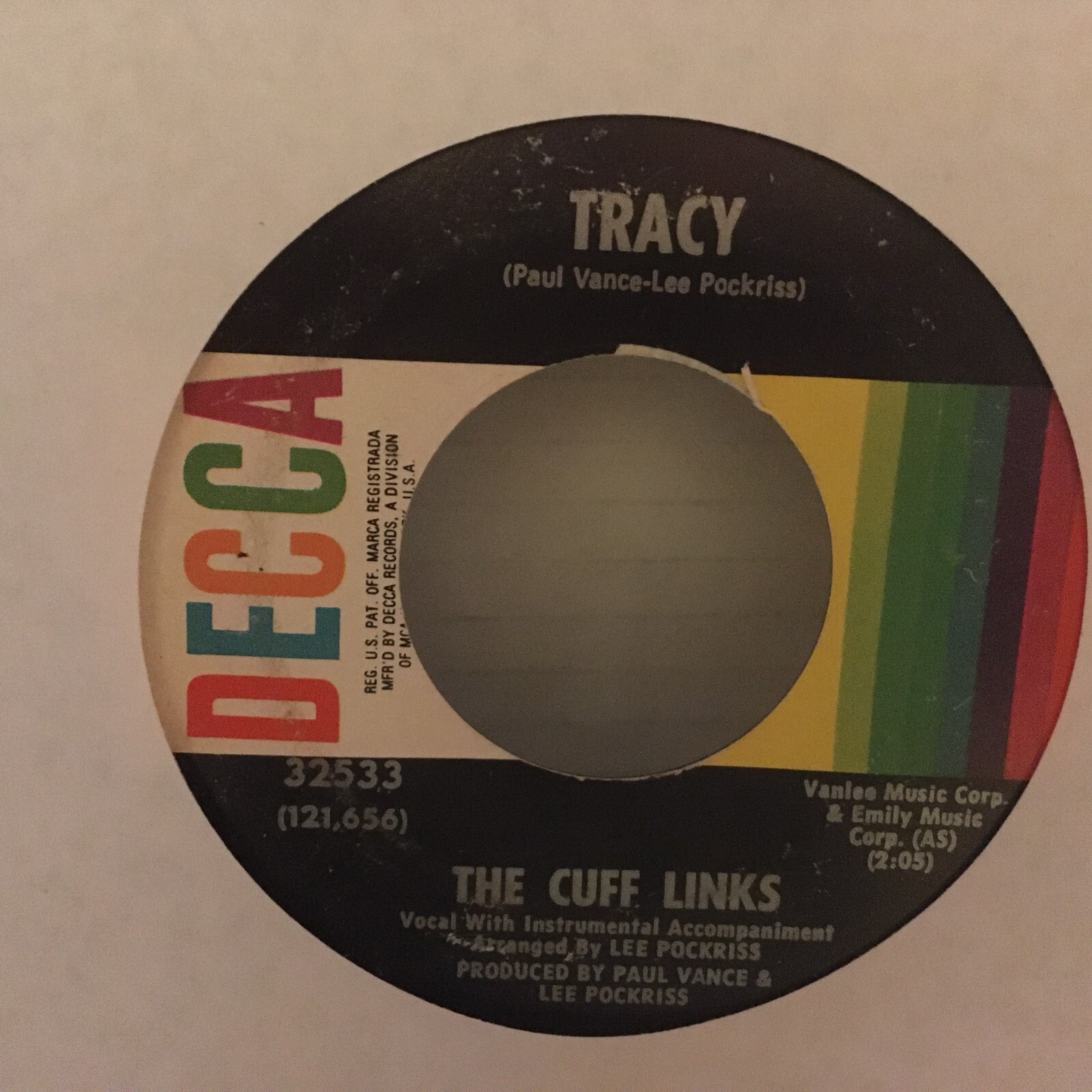 THE CUFF LINKS 45 SINGLE , TRACY / WHERE DO YOU GO ? | eBay