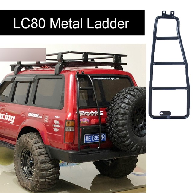 Metal Ladder for 1/10 Rock Crawler Lc80 T4 Scx10 2 II 90046 Jeep Toys ...