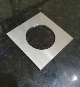 MASSIVE extra large washer ALL diameters holes thickness Aluminium ...