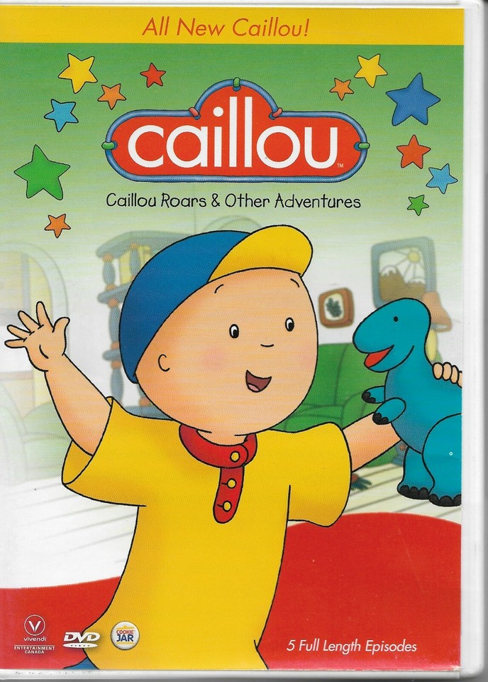 Complete Caillou Roars And Other Adventures DVD 2012 Canadian Good | eBay