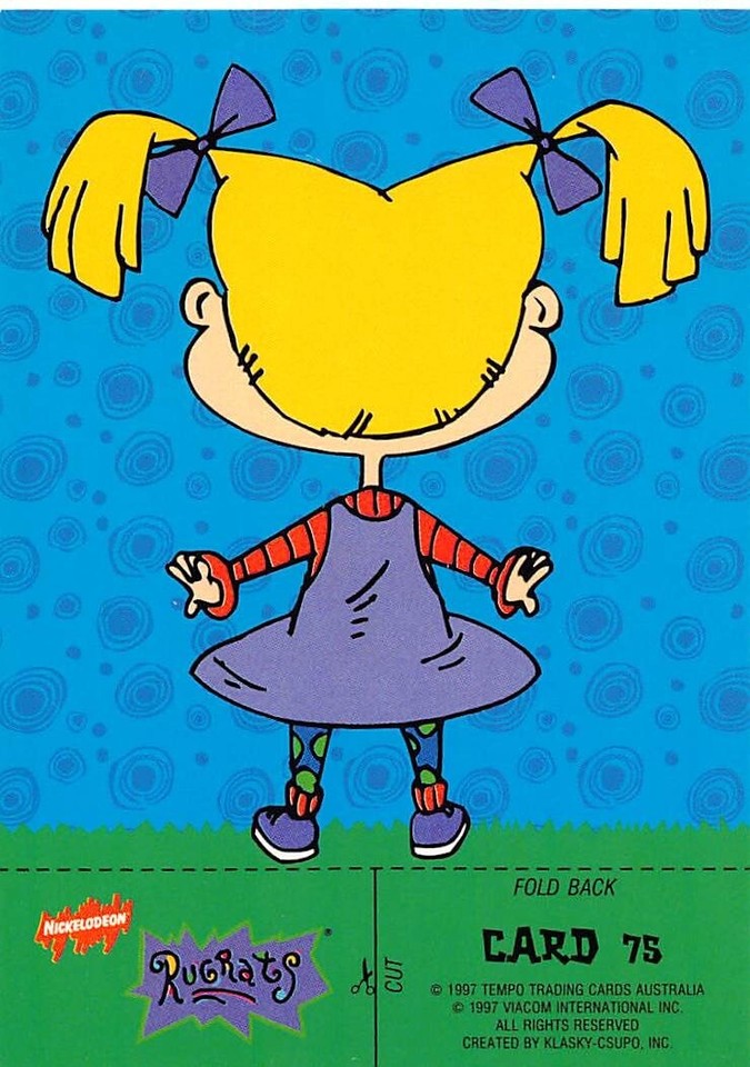 Rugrats Nickelodeon Vintage Trading Card 1997 Tempo Angelica #75 VG | eBay