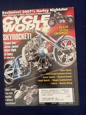 CYCLE WORLD motorcycle magazine April 2007 | eBay