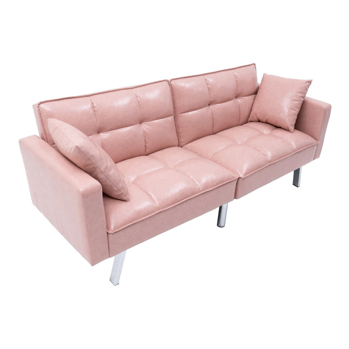 Pink Leather Sectional Sofa | Baci Living Room