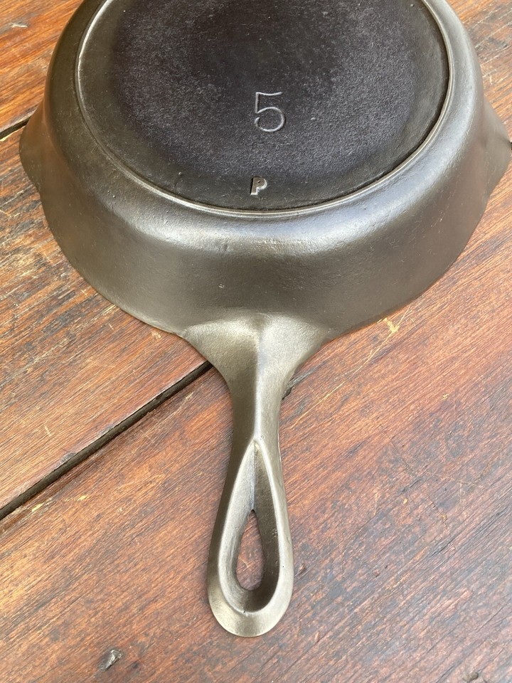 Lodge Cast Iron #5 No Notch Skillet | eBay