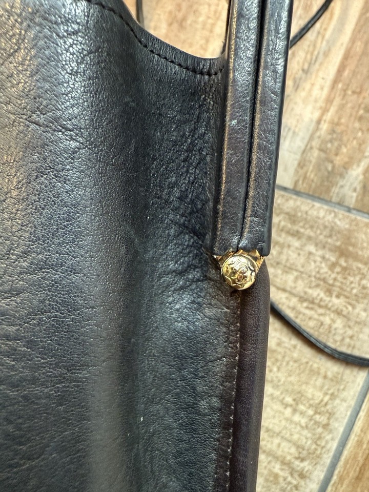 Vintage Bonnie Cashin Coach Double Kiss Lock Swing Bag | eBay